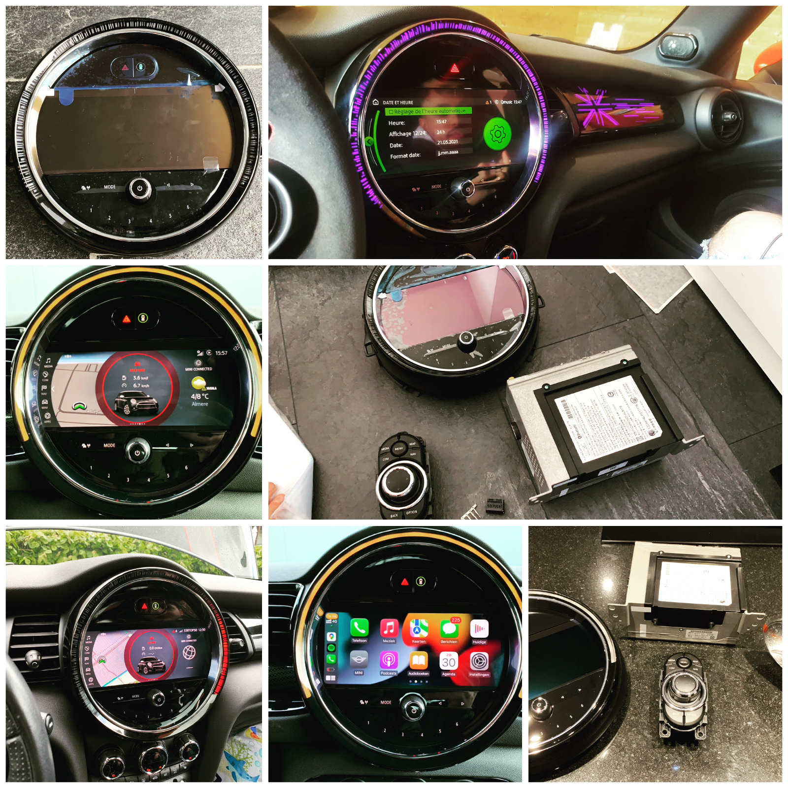 MINI Touch Breedbeeld 8.8 inch Infotainment Retrofit - EACarWorks Mini ...